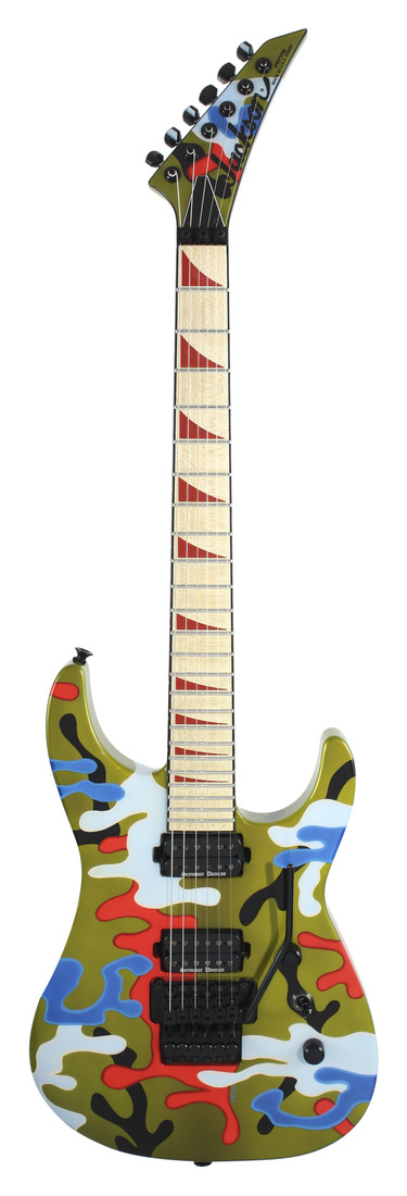 Camo Paint Job On Guitar